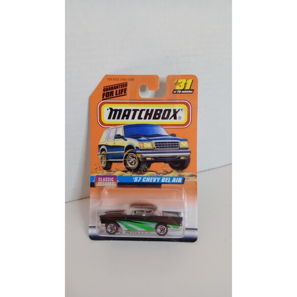 MATCHBOX | Toys | Matchbox 64 57 Chevy Bel Air Muscle Car Backer New ...